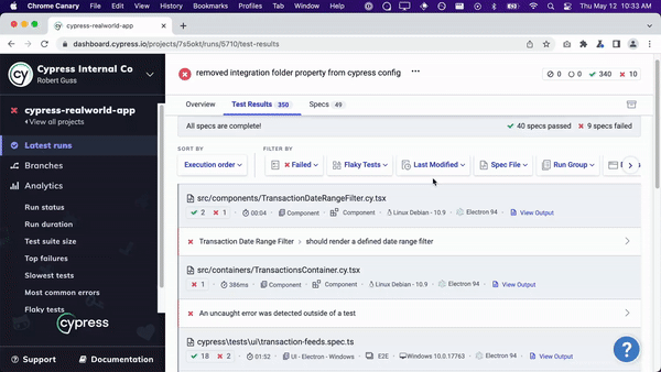 Cypress.io | JavaScript End to End Testing and Component Testing Framework
