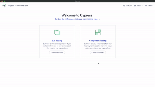 Javascript End To End Testing And Component Testing Framework