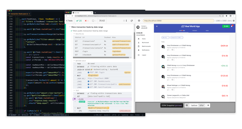JavaScript End to End Testing Framework | cypress.io testing tools